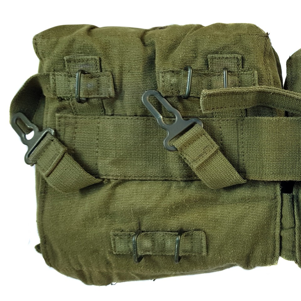 FALKLAND British Army PATTERN 58 Pouch Ammo Bag Webbing Kidney Carrier ...