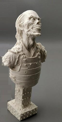 1/8 BUST Resin Figure Model Kit Zombie Monster Killer Warrior Beast ...