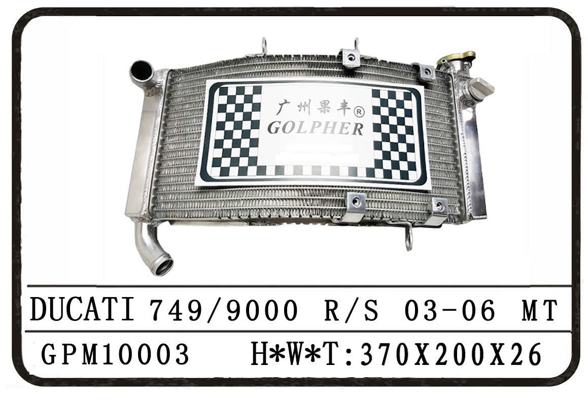 DUCATI 749 749R 749S 999 999R 999S 03-06 ALUMINUM RADIATOR, READ DESC ...