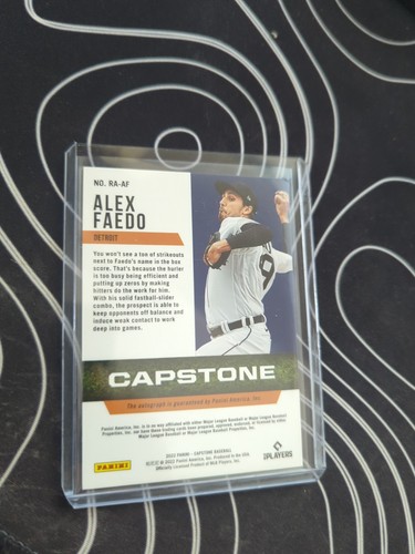 2022 Panini Capstone - Rookie Autographs #RA-AF Alex Faedo (AU, RC) | eBay