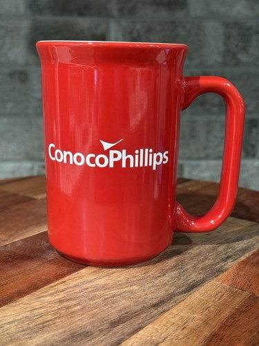 CONOCOPHILLIPS Pipe Line Company Red & White COFFEE Mug / Cup | eBay