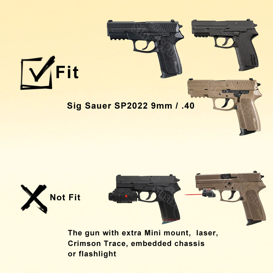 SP2022 Holster OWB For Sig Sauer SP2022 Full-Size SP2022 Sport 9mm .40 | eBay