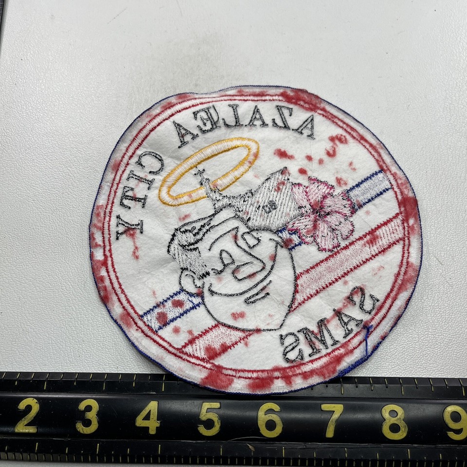Back-Of-Jacket Size AZALEA CITY SAMS Patch w/ Navy Ship T091 | eBay