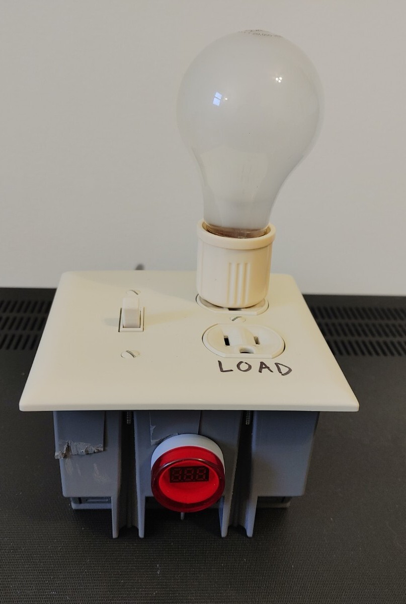 Dim Bulb Tester w/ 100W Bulb & Voltmeter Current Limiter for Amplifiers ...