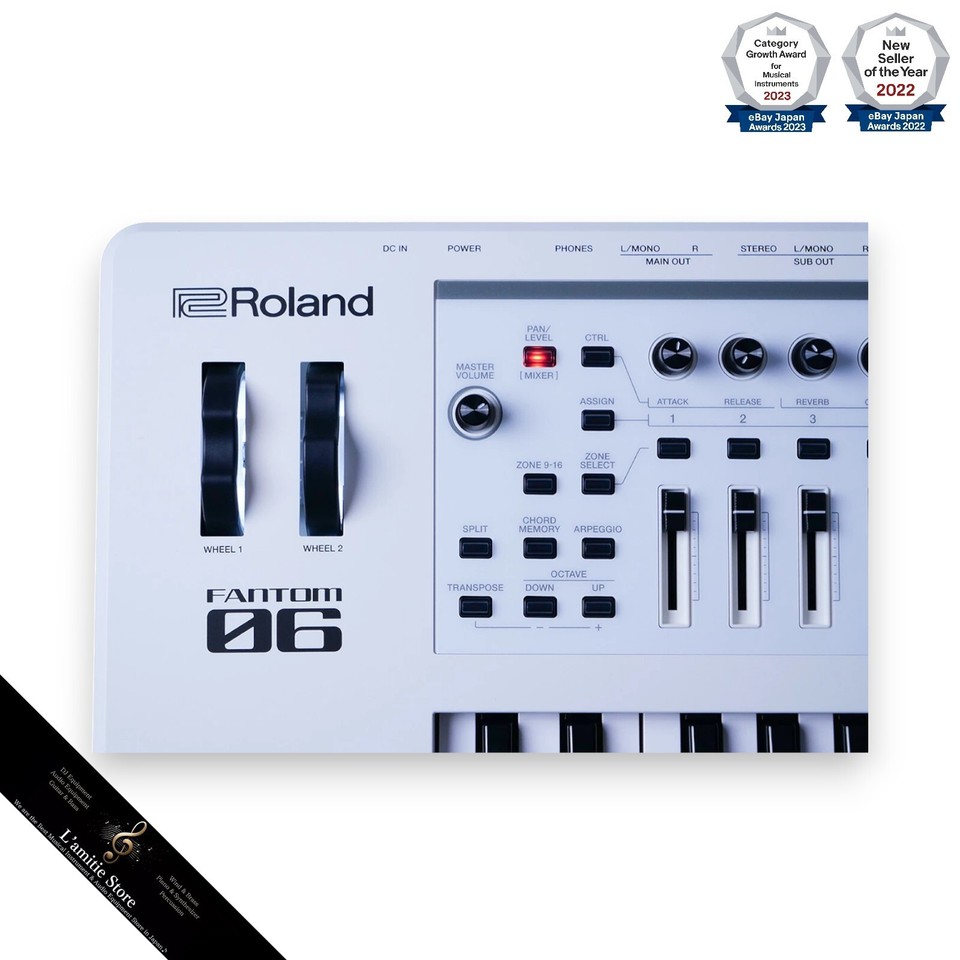 Roland Fantom-06 SC 61-Key SuperNATURAL Synthesizer Keyboard Japan ...