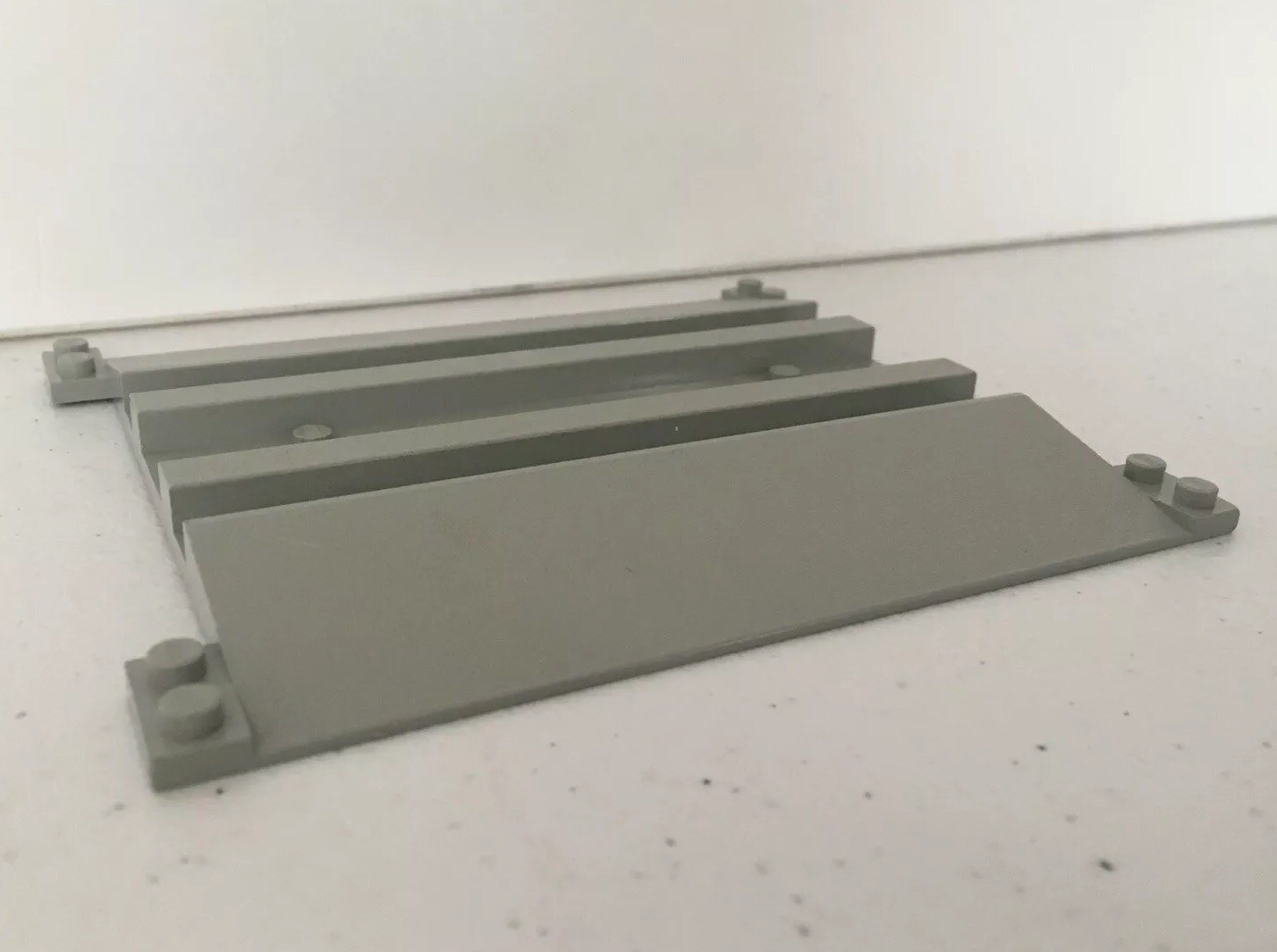 LEGO 1x Light Gray Train Track Level Crossing Base Vintage 7720, 146 ...