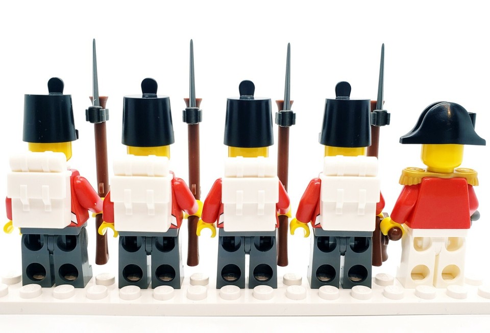 British Waterloo Line Infantry Napoleonic Wars made with real LEGO ...