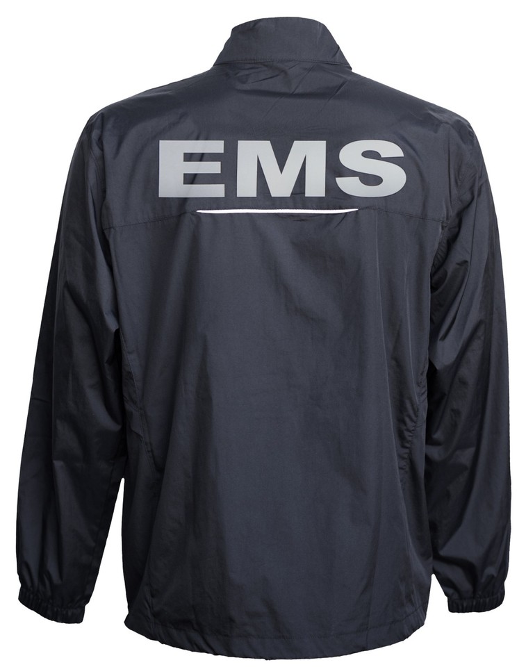 EMS windbreaker, REFLECTIVE logo, zip-up jacket, First Responder | eBay
