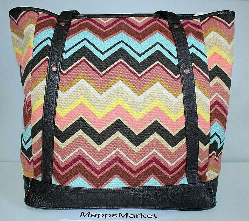 NWT Authentic MISSONI For Target Colore Zig Zag Large Tote Bag ...