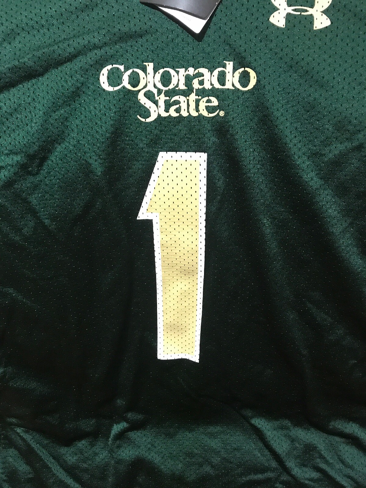 Under Armour Colorado State Rams Ncaa Football Jersey NWT Size XL Youth ...