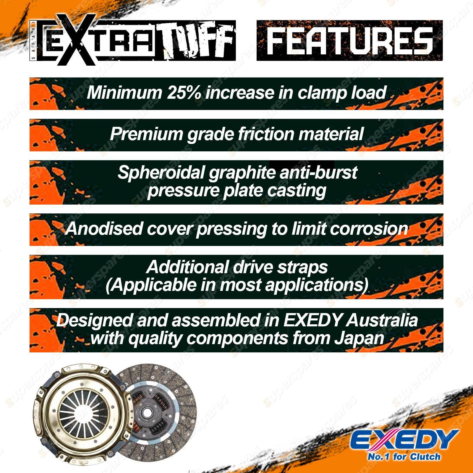 Exedy Safari Extra Tuff Clutch Kit for Toyota Dyna XZU410 XZU420 XZU430 ...