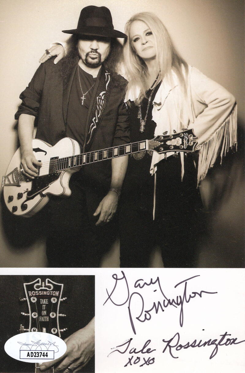 Gary Rossington & Dale Signed Autograph 4x6 Photo - Lynyrd Skynyrd JSA ...