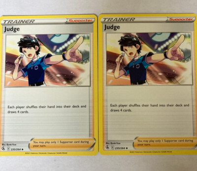 Pokémon TCG Judge 2X Fusion Strike 235/264 Regular Uncommon NM/M | eBay