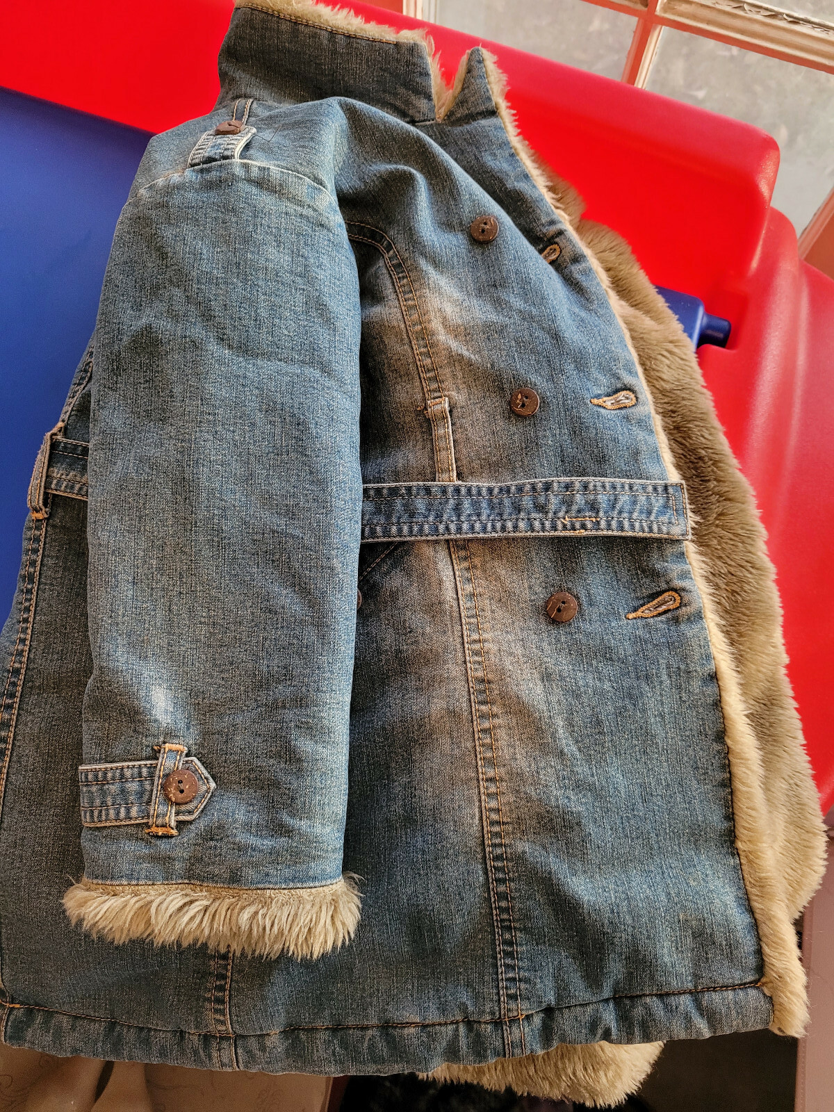 Jaffa Denim and Fur Cowgirl Coat Bought at a Boutique in Sydney ...