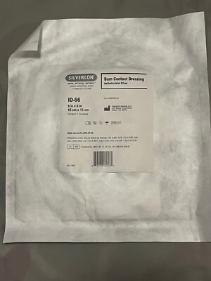 *5-Pack* Silverlon Island Dressing 6" x 6" With Antimicrobial Silver ID ...