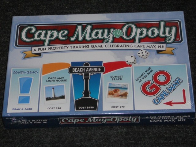 BRAND Cape May Opoly Capemayopoly Board Game Monopoly Giftable for sale ...