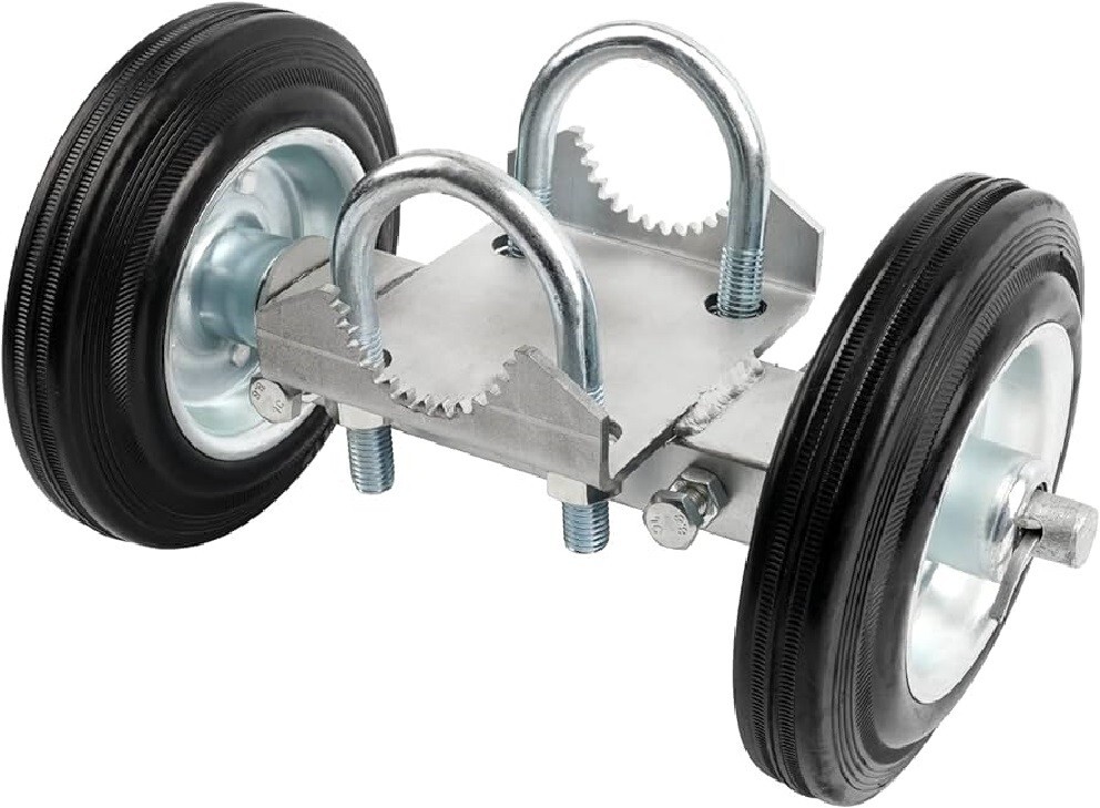 Heavy Duty Rolling Gate Wheel Assembly 6" Dual Wheel Gate Roller Tube ...