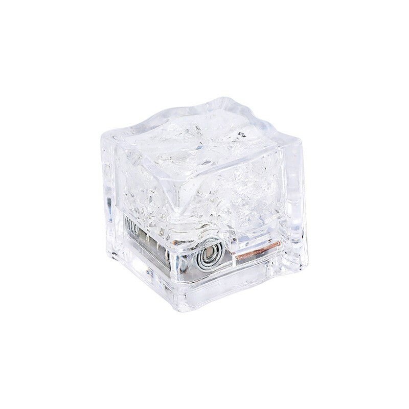 4Pcs ICE CUBES LED light up Multicolor sensor liquid for drinks/parties ...