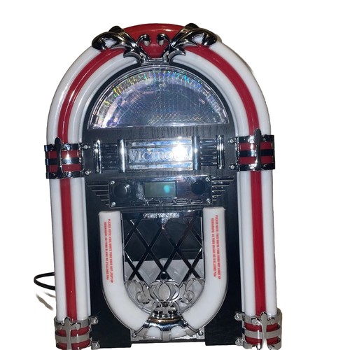 Victrola VJB-125 Retro Countertop Jukebox With CD Player and Bluetooth ...