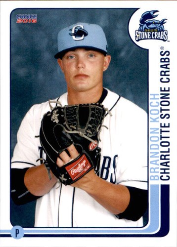 2016 Charlotte Stone Crabs Choice #14 Brandon Koch Plano Texas TX ...
