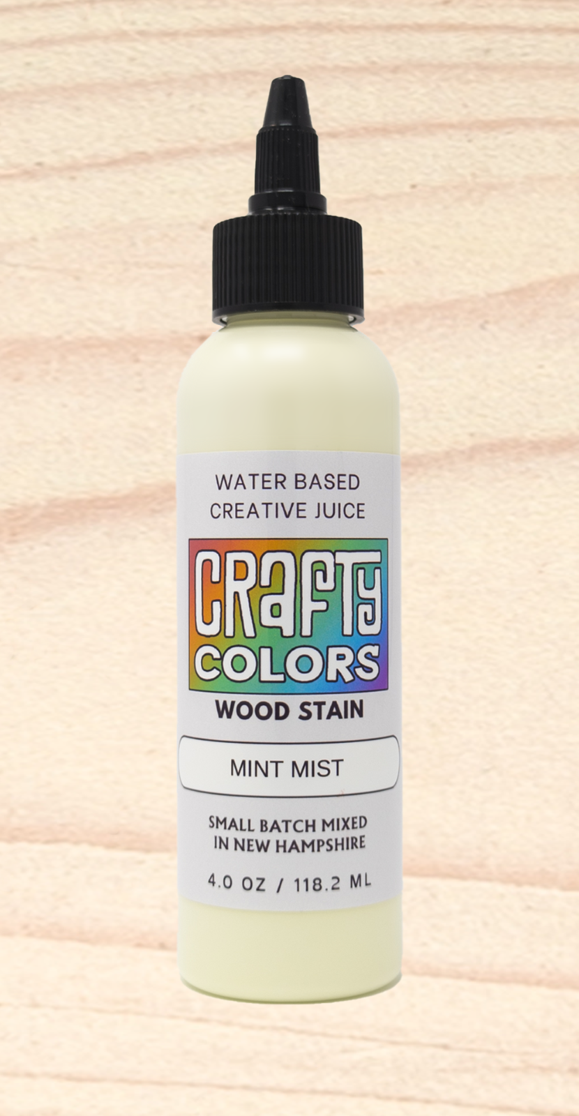Pale Beige Wood Stain - Crafty Colors Vibrant Water Based Wood Stains ...