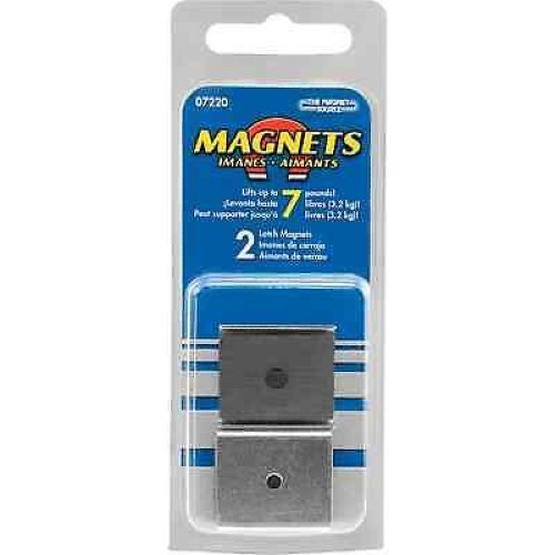 Magnet Source Channel Latch Magnets - 7-Lb. Capacity, 2-Pc. Set, Model ...