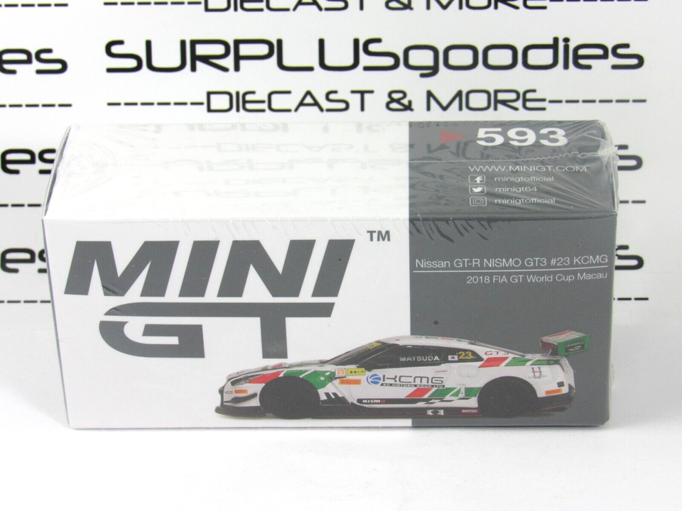 2025 Mini-GT Overseas Edition: NISSAN GT-R NISMO GT3 #23 KCMG 2018 FIA ...