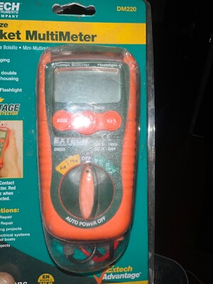 Multimeter Dm220 Cat Iv Mini Pocket Multimeter With Noncontact Voltage ...