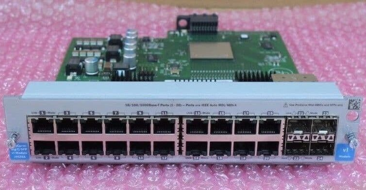 HPE J9033A Vl 20p Gig-T+ 4P SFP module switch Expansion module (lot of ...