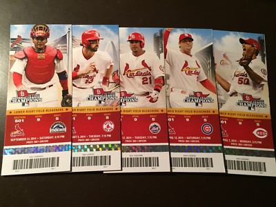 St Louis Cardinals 2014 MLB ticket stubs - One ticket | eBay