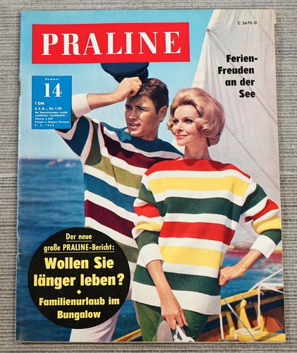 Praline Nr. 14 Zeitschrift 2.7.1963 Reise Wissen Mode Wohnen Rezepte ...