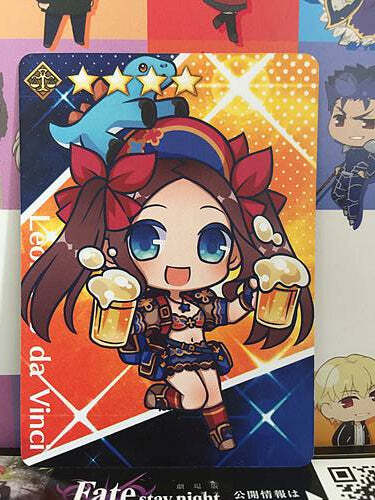 Leonardo Da Vinci Ruler Fate/Grail League Card FGO Grand Order | eBay