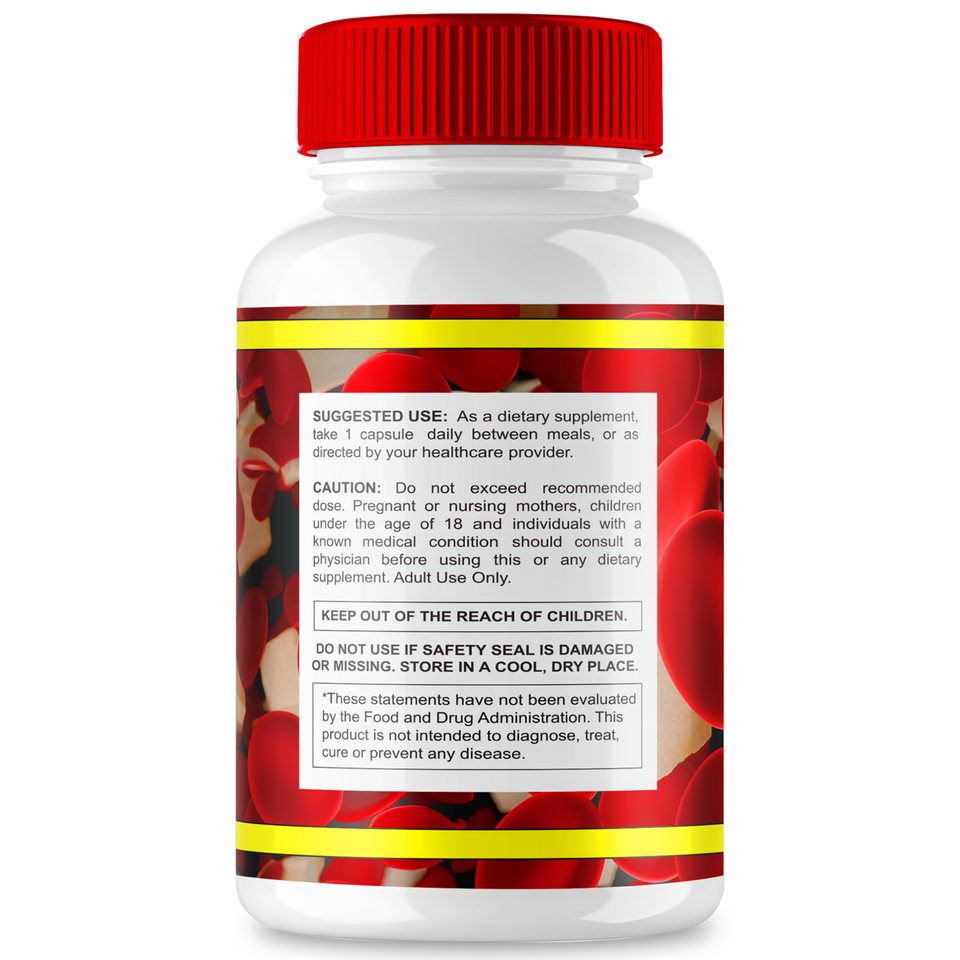 (3 Pack) Gluco Alert Blood Capsules, Blood Formula Support Pills (180 ...