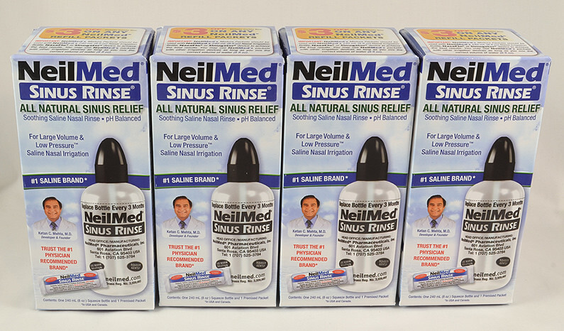 NeilMed Sinus Rinse Bottle Starter Kit 4 Piece Set Brand New | eBay