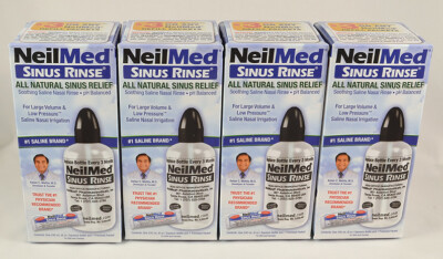 NeilMed Sinus Rinse Bottle Starter Kit 4 Piece Set Brand New | eBay