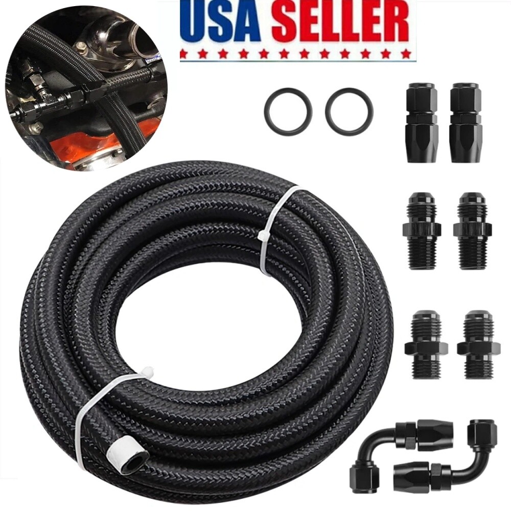 6AN Automatic Transmission Cooler Lines Kit Hose Line Kit Fit For GM ...
