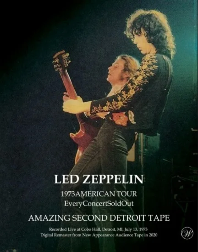 LED ZEPPELIN AMAZING SECOND DETROIT TAPE Limited edition of 100 with ...