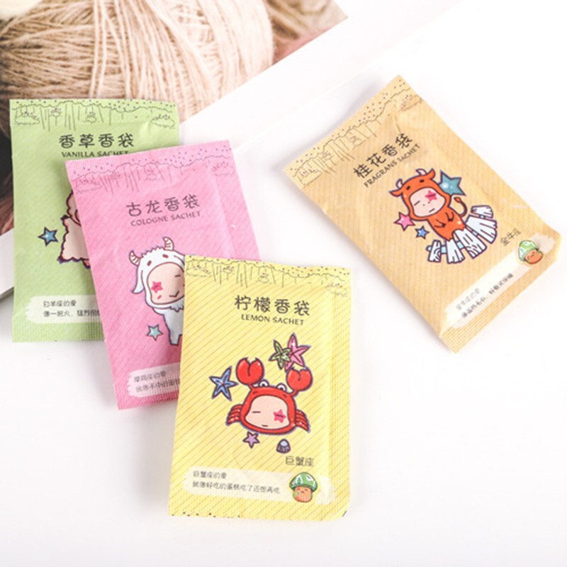 Durable Fragrance Bag Wardrobes 100Pcs Cereal shell Closet Home Incense ...