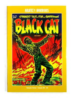 SCARCE 1st ED "Harvey Horrors Collected Works Black Cat Mystery VOL 3 ...