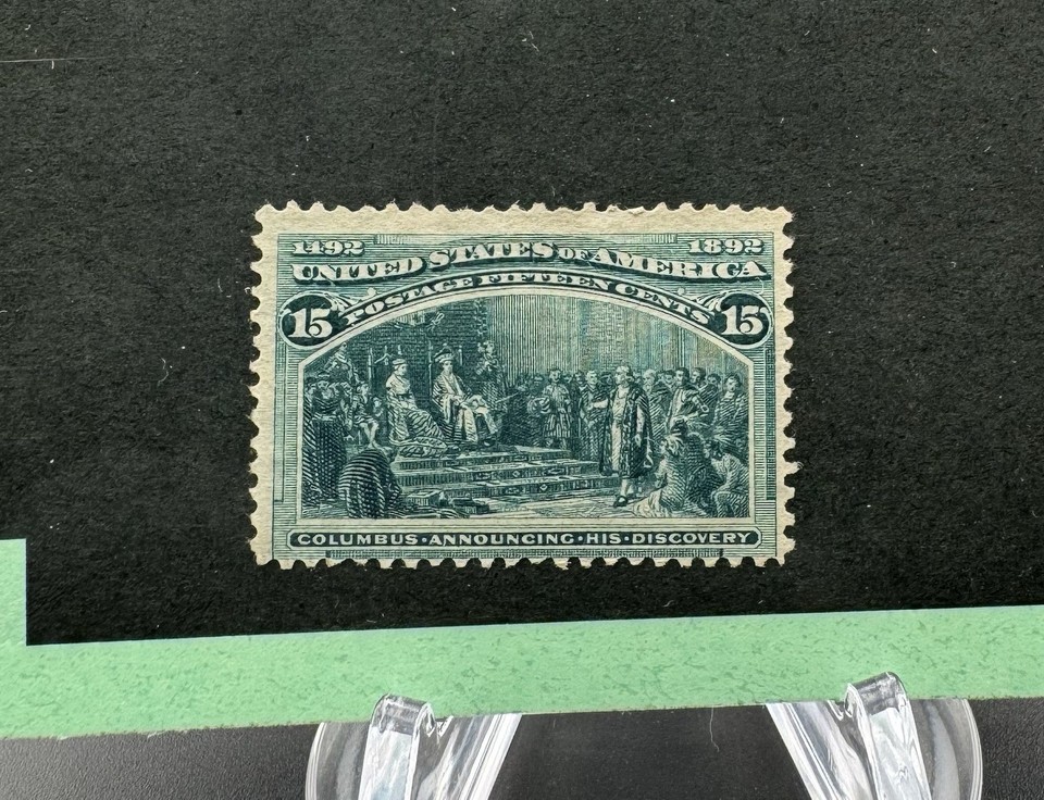 US Stamp Scott #238, 1893 Columbus Comm. M,NG,NH w/ Tiny DG. CV:400 | eBay