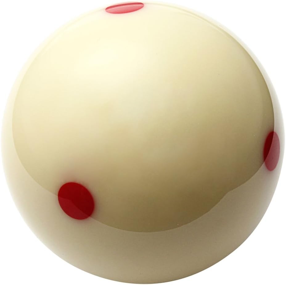 Red Dot Cue Ball, AAA-Grade PRO 6 Billiard Practice 2 1/4", White | eBay