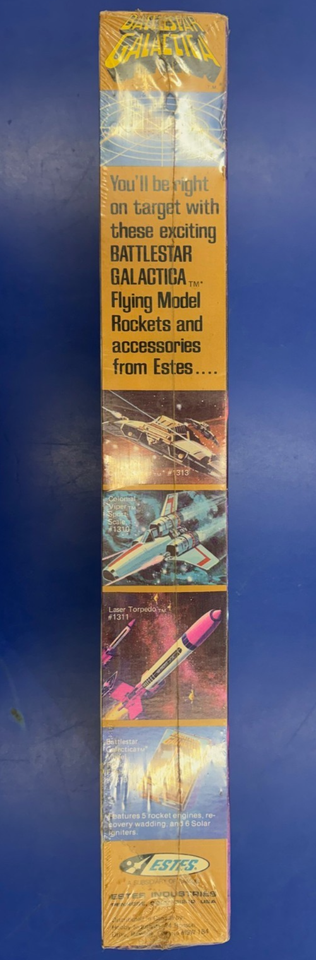 ESTES Battlestar Galactica Colonial Viper Kit #1318 Model Rocketry NOS ...