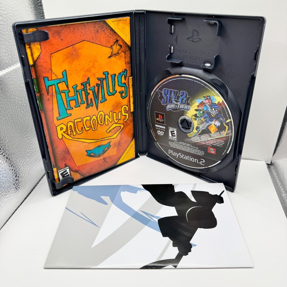 Sly 2 Band of Thieves (Sony PlayStation 2, 2004) PS2 +Booklet Map Case ...