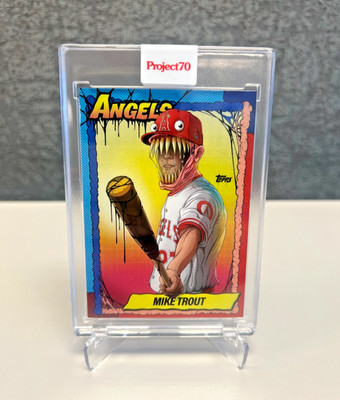 2021 Topps 1990 MIKE TROUT Project 70 by Alex Pardee #79 - Angels | eBay
