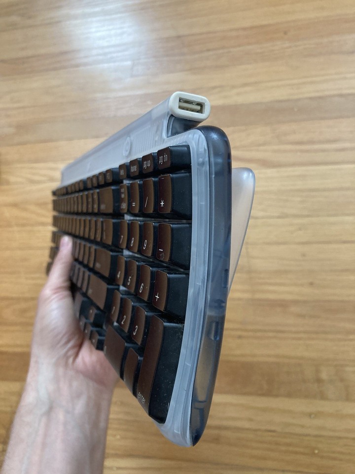 Vintage Apple USB Keyboard Graphite iMac iBook Power Mac G3 G4 G5 M2452 ...