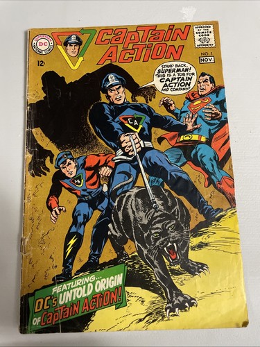 Captain Action (1968) #1 Nov | eBay