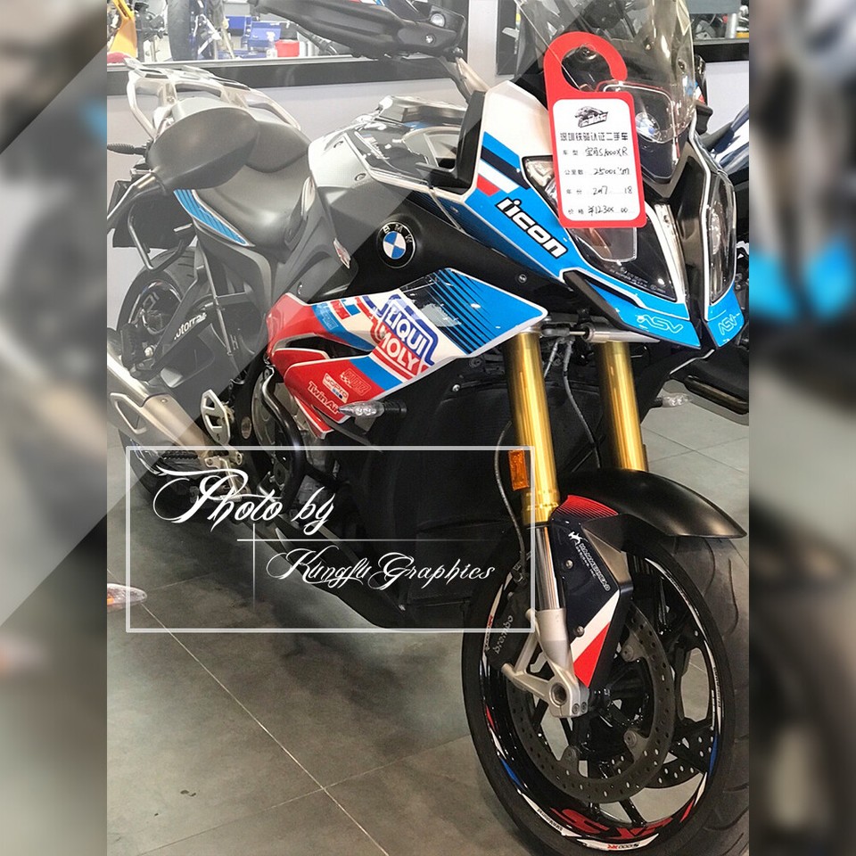 Kungfu Graphics Waterproof Sticker Kit for BMW S1000XR S 1000 XR 2015 ...