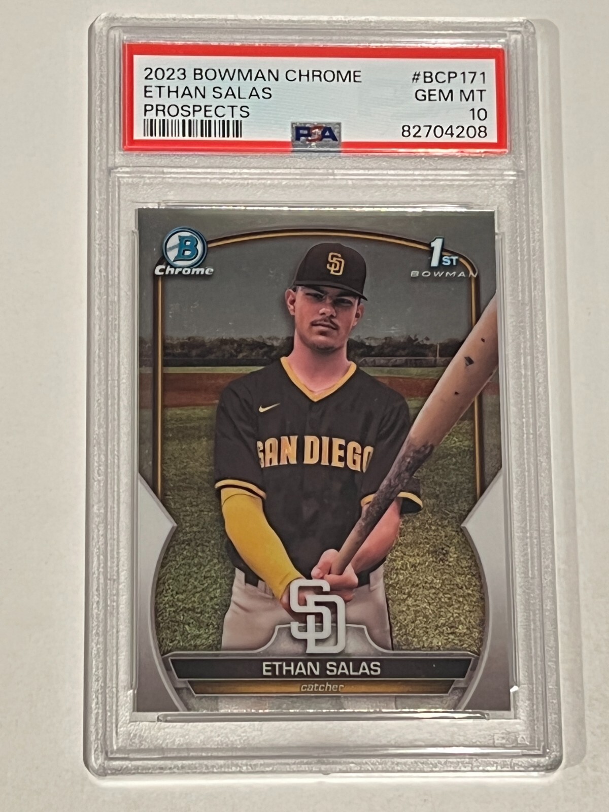 2023 Bowman Chrome Ethan Salas RC 1st Rookie BCP171 PSA 10 | eBay