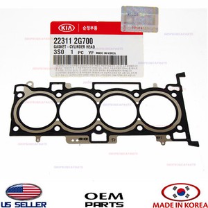 ENGINE CYLINDER HEAD GASKET GENUINE SONATA OPTIMA SORENTO TUCSON 2.4L ...