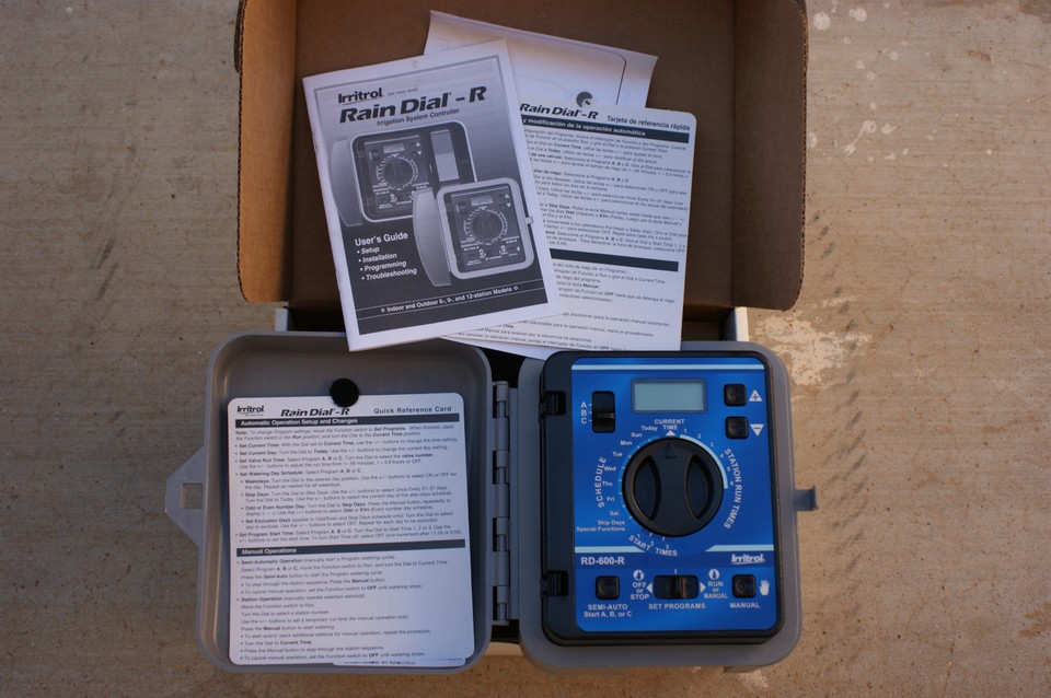 NEW INTERIOR Irritrol / Hardie Rain Dial RD-600 R / RD-600 INT SYS -5yr ...